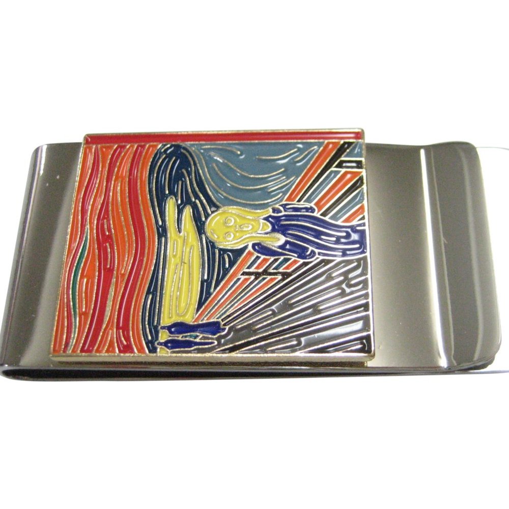 Edvard Munch The Scream Painting Money Clip - Gem